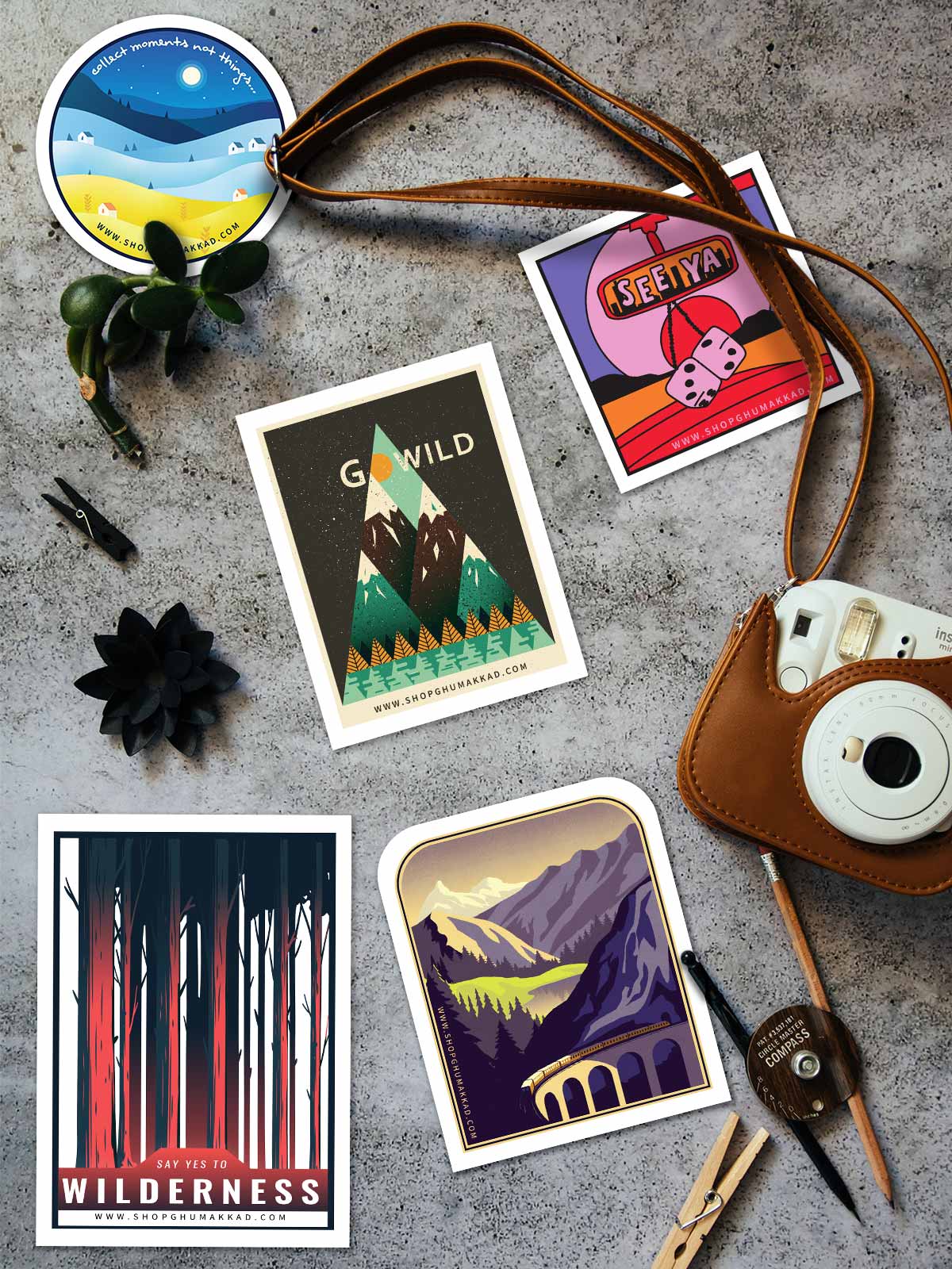 Bike/ Laptop/ Car Stickers – Shop Ghumakkad